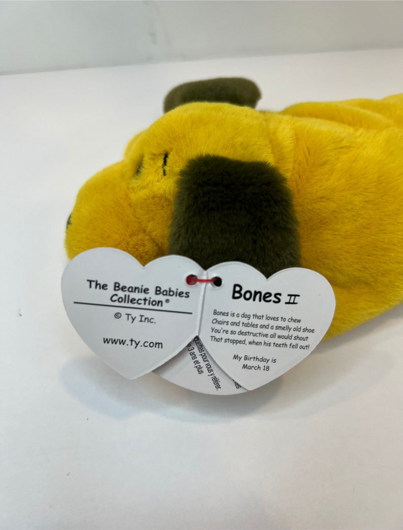 Ty Beanie Babies Bongo II, Valentino II, Bones II - 30th Anniversary ...