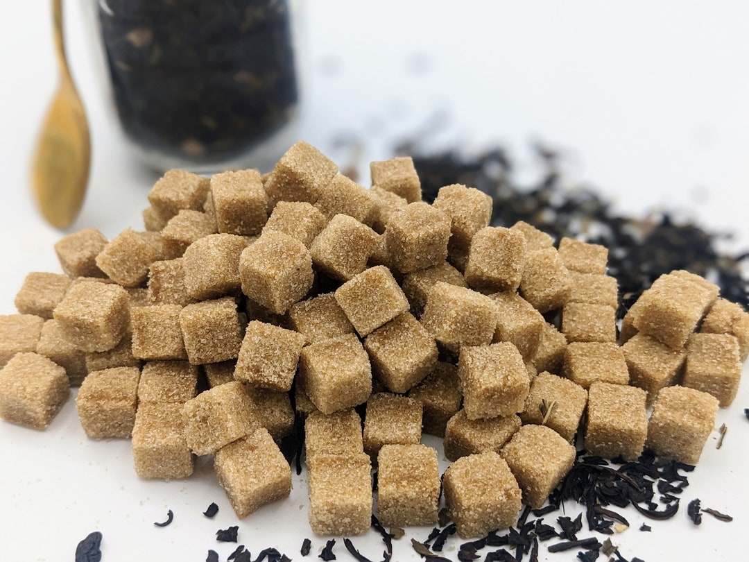 MINI Brown Sugar Cubes: Tea and Coffee Sweetener - 50 Petite Cubes - Etsy