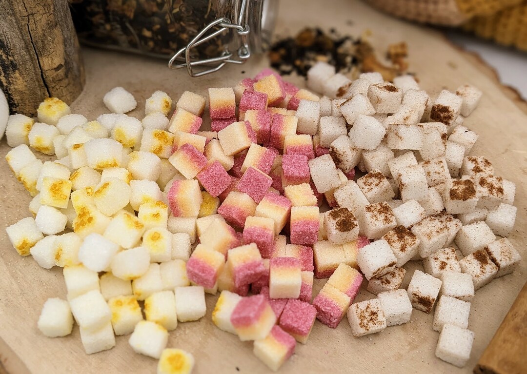 Fall MINI Sugar Cubes: Various Flavors - Tea and Champagne Sweetener ...