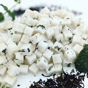 Infused MINI Sugar Cubes -50 Count Box- Handcrafted, for Tea or ...