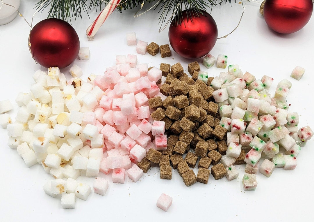 Christmas Mini Sugar Cubes Variety Pack 200 Count Almond Shortbread ...