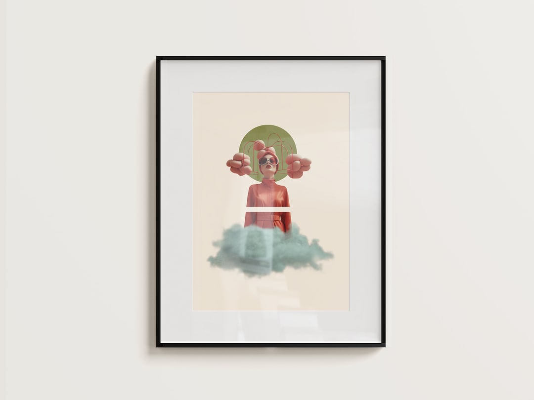 Donnina #17 - Printable Poster Digital Collage - Etsy