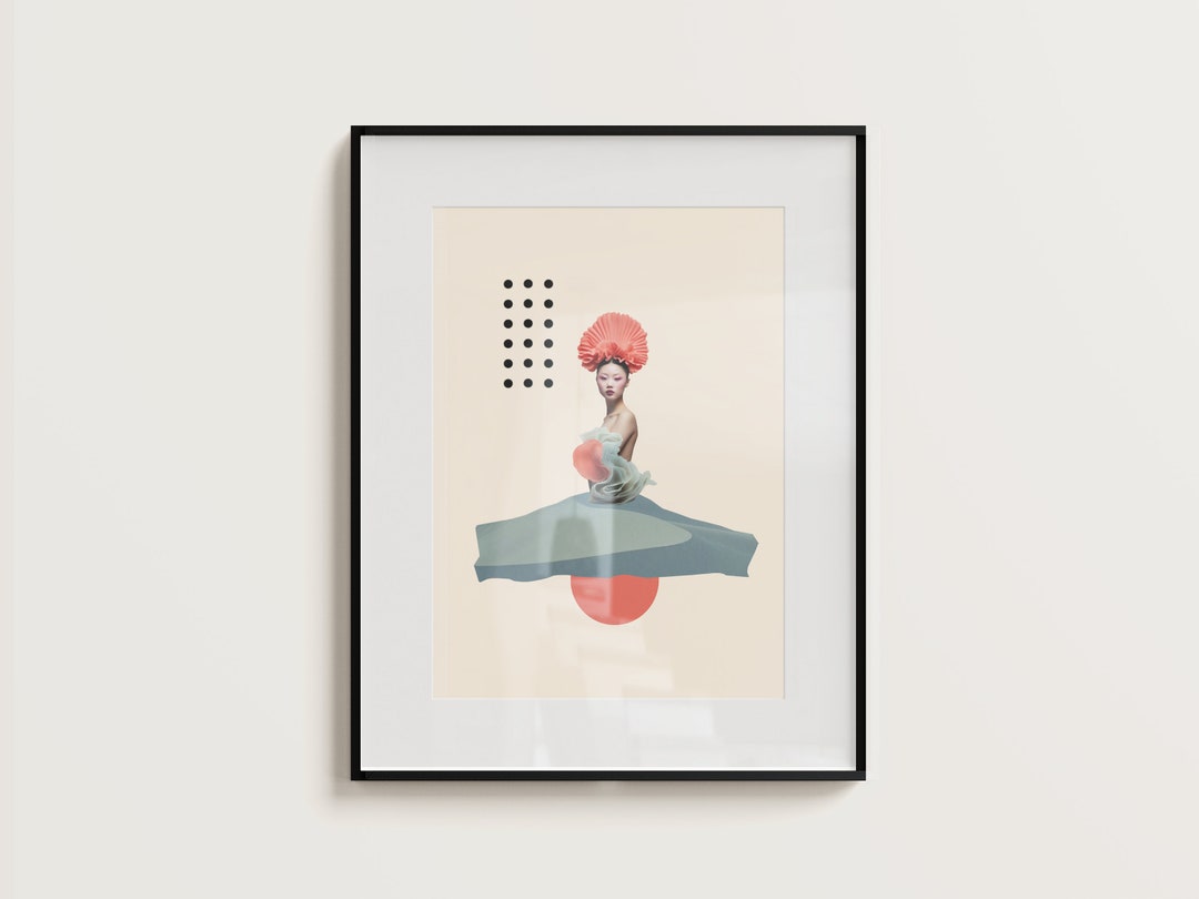 Donnina #19 - Printable Poster Digital Collage - Etsy