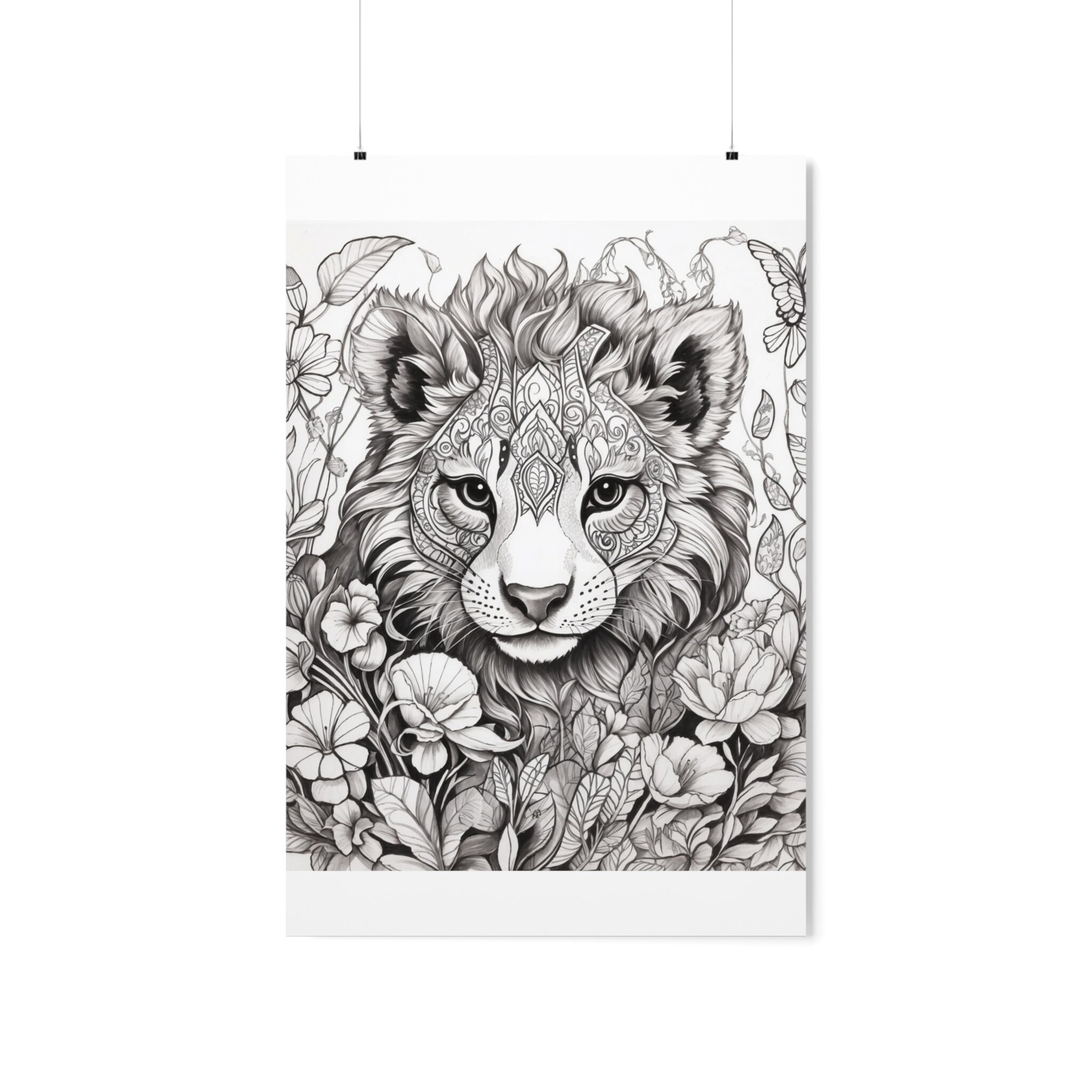 Animal Adventures Colouring Poster for Kids - Etsy