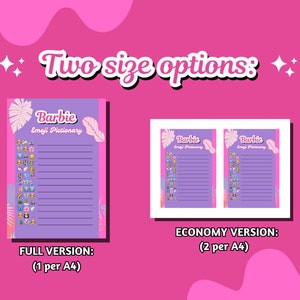 BARBIE EMOJI PICTIONARY, Barbie Card Games, Printable Party Games, Fun ...