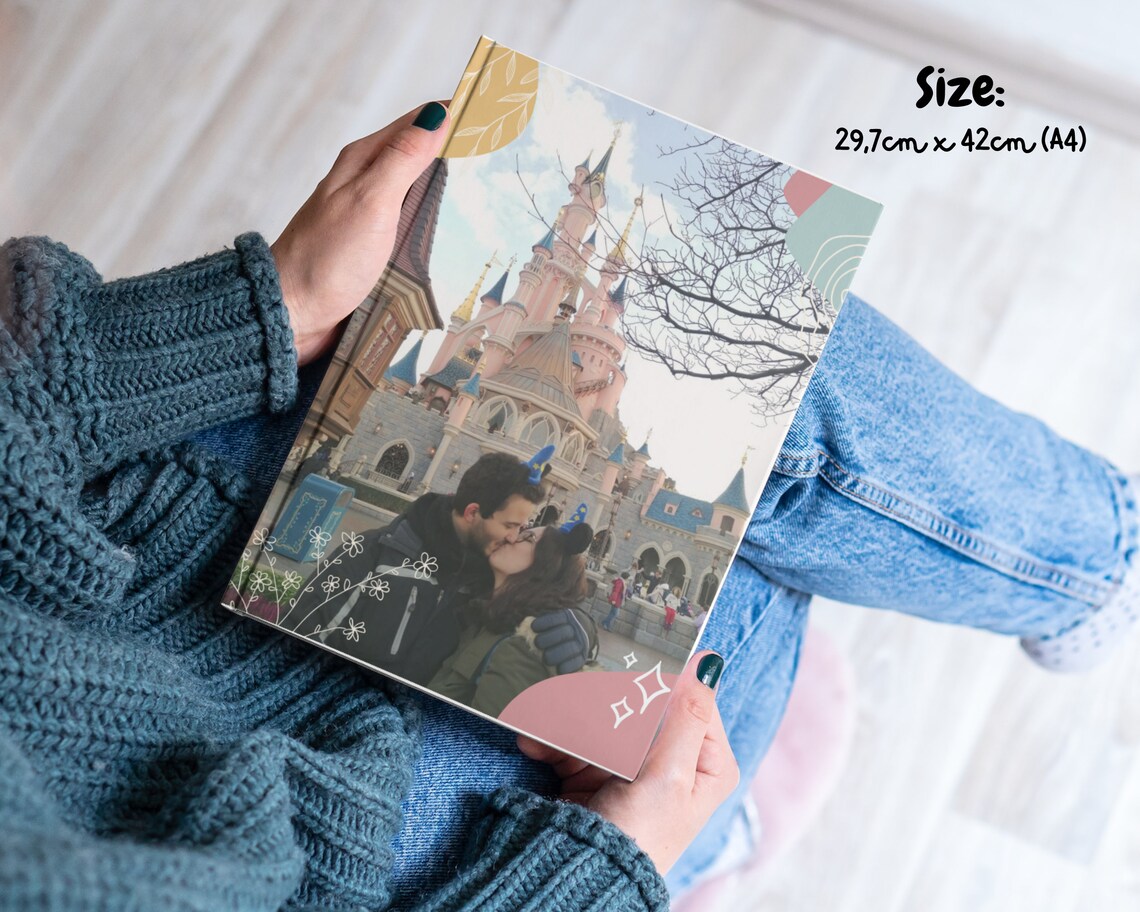 Custom Sticker Album, Canva Template, Ideal Gift for Couples, Printable ...