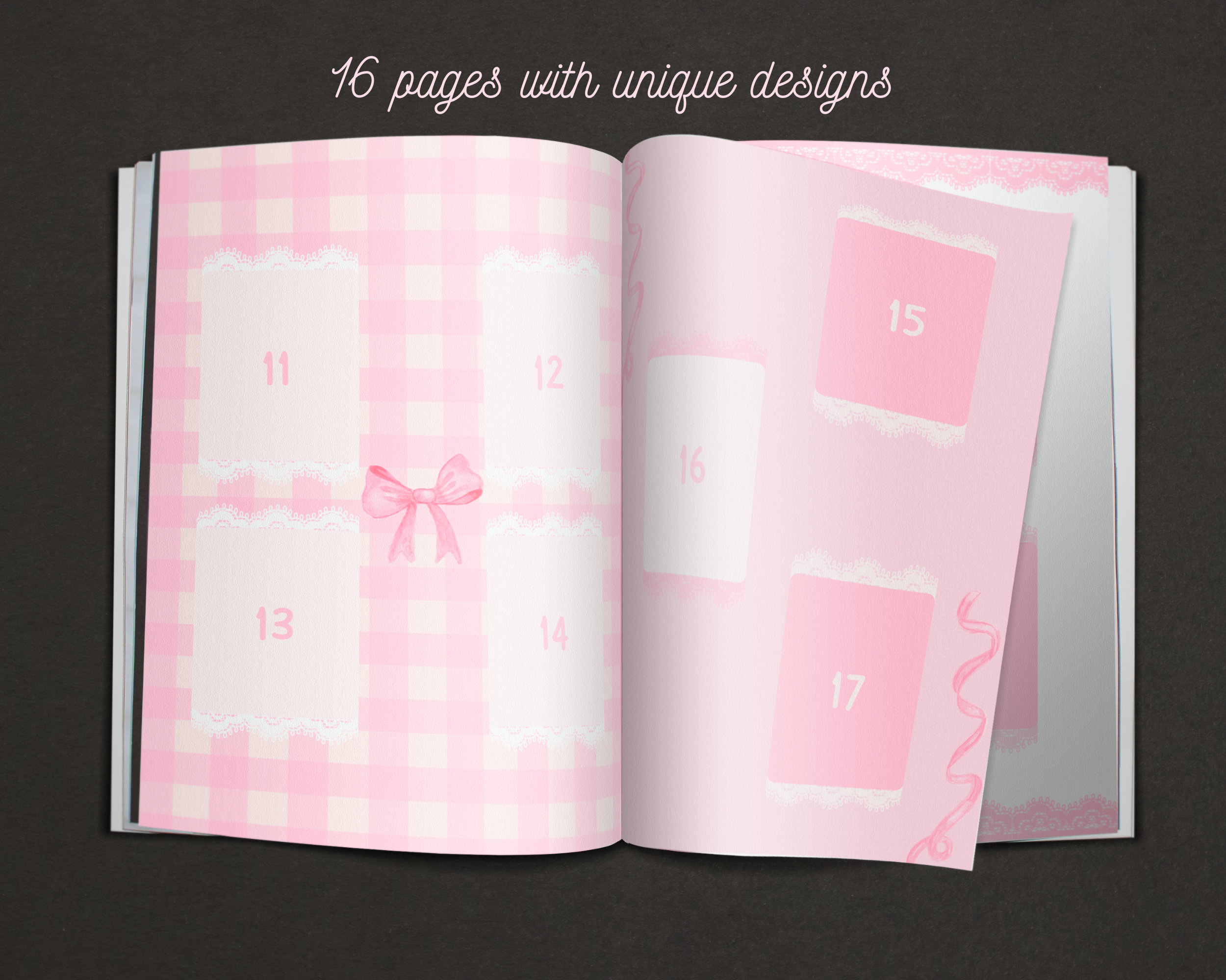 Custom Coquette Sticker Album, Canva Template, Ideal Gift for Couples ...