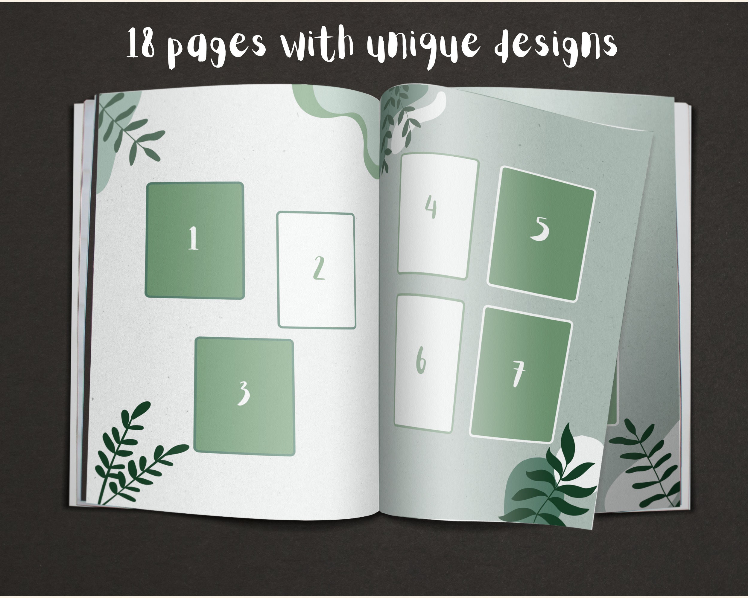 NATURE, Custom Sticker Album, Canva Template, Gift for Couples ...