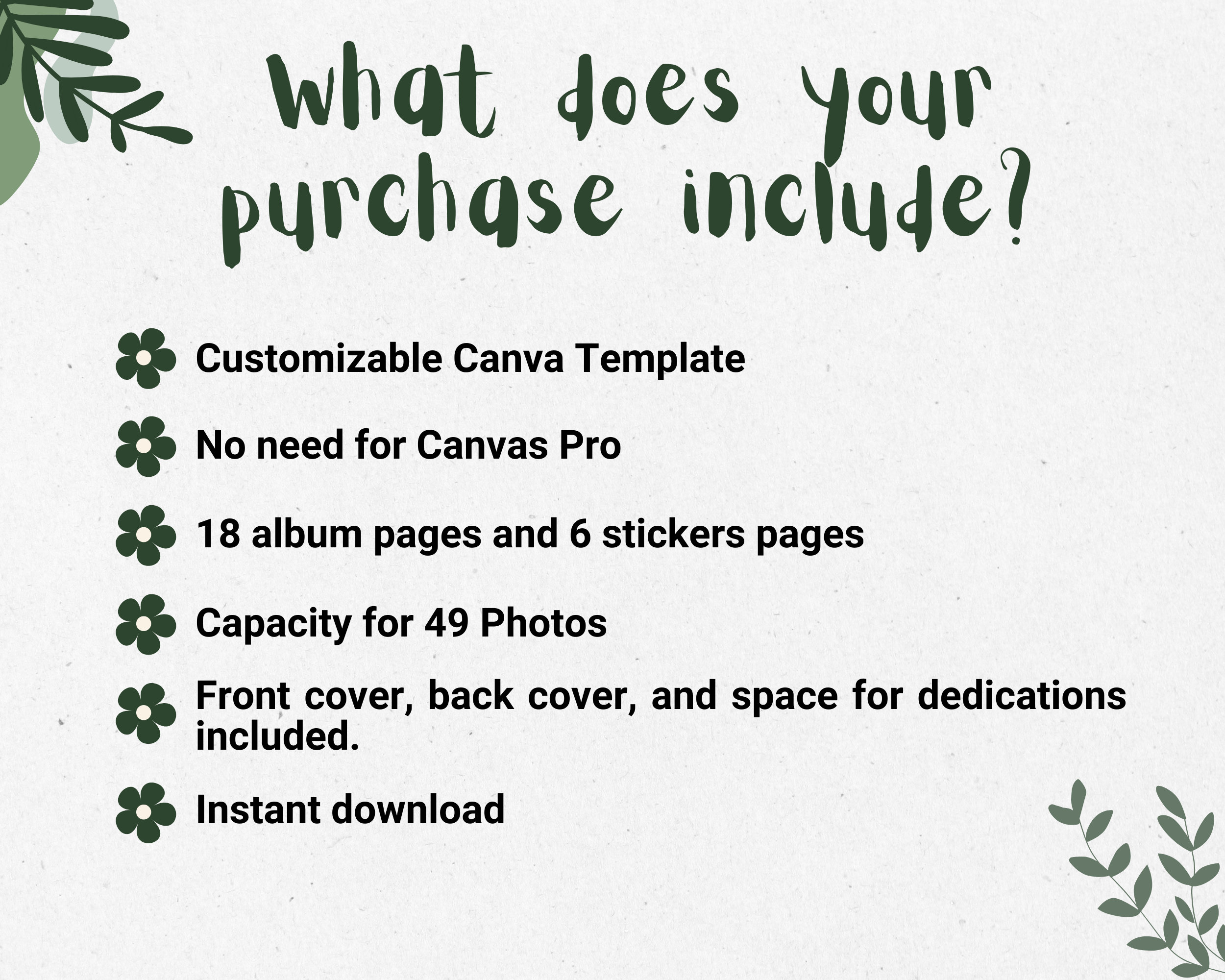 NATURE, Custom Sticker Album, Canva Template, Gift for Couples ...