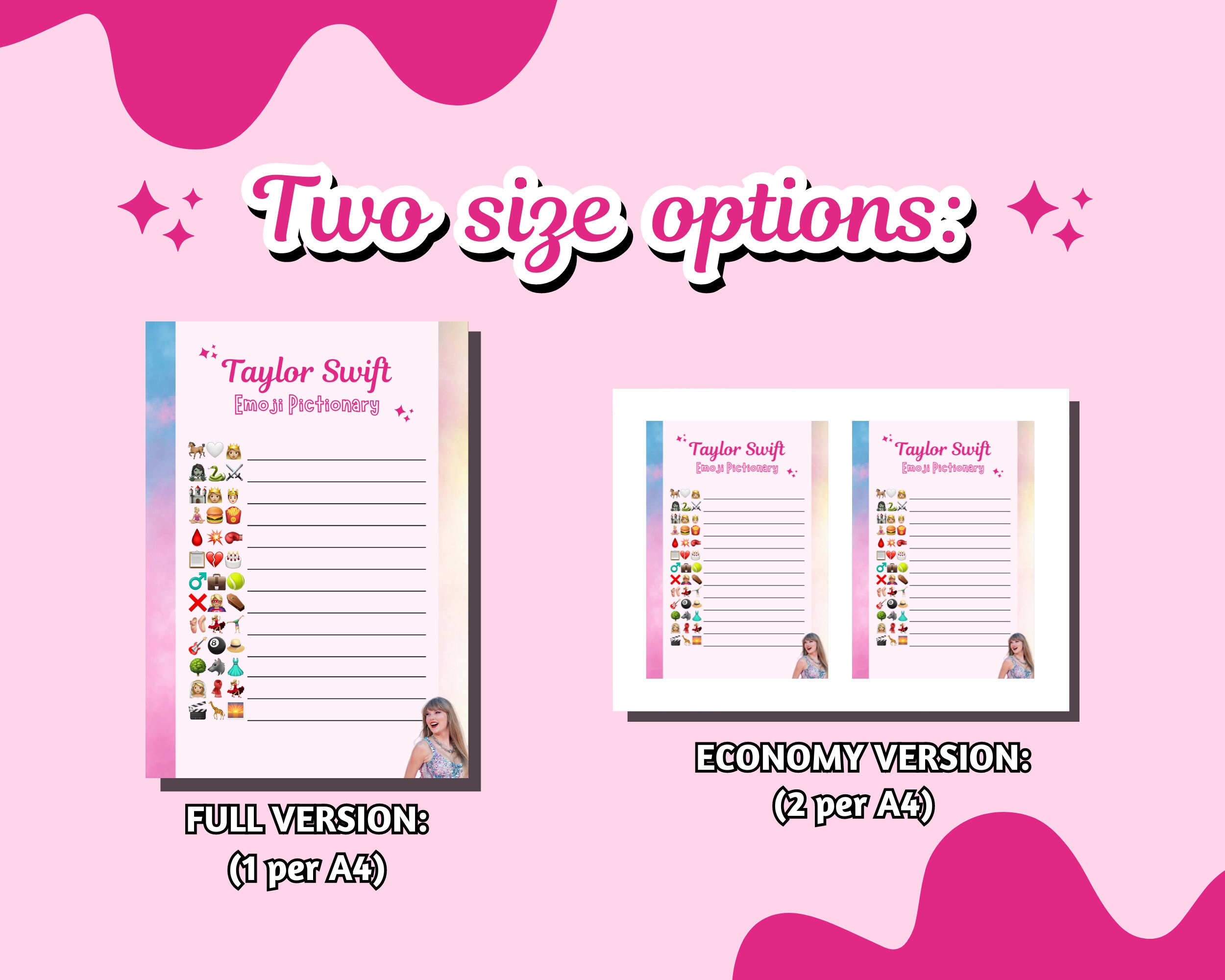 TAYLOR SWIFT Game Pack - Board Game for Swifties, Card Games, Music ...