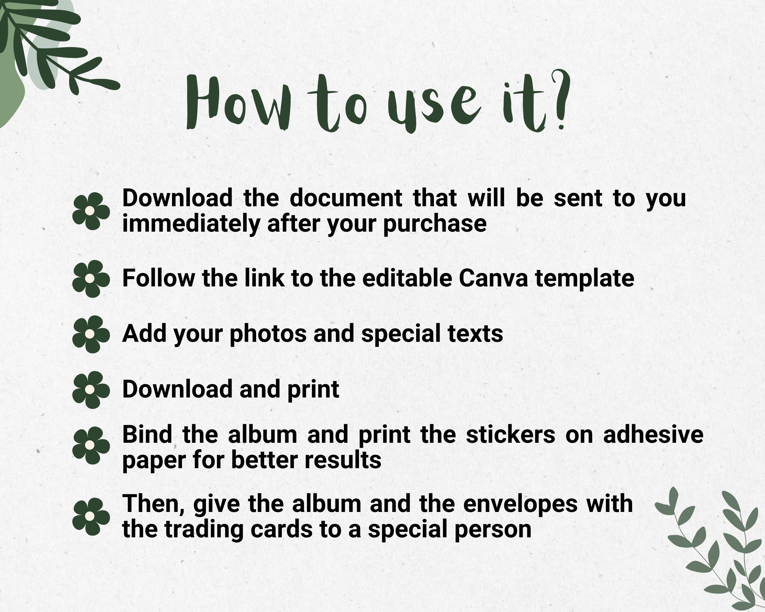 NATURE, Custom Sticker Album, Canva Template, Gift for Couples ...