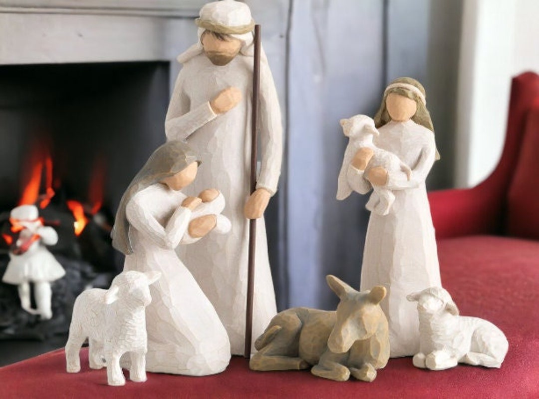 6-piece Nativity Set, Behold the Awe and Wonder of the Christmas Story ...