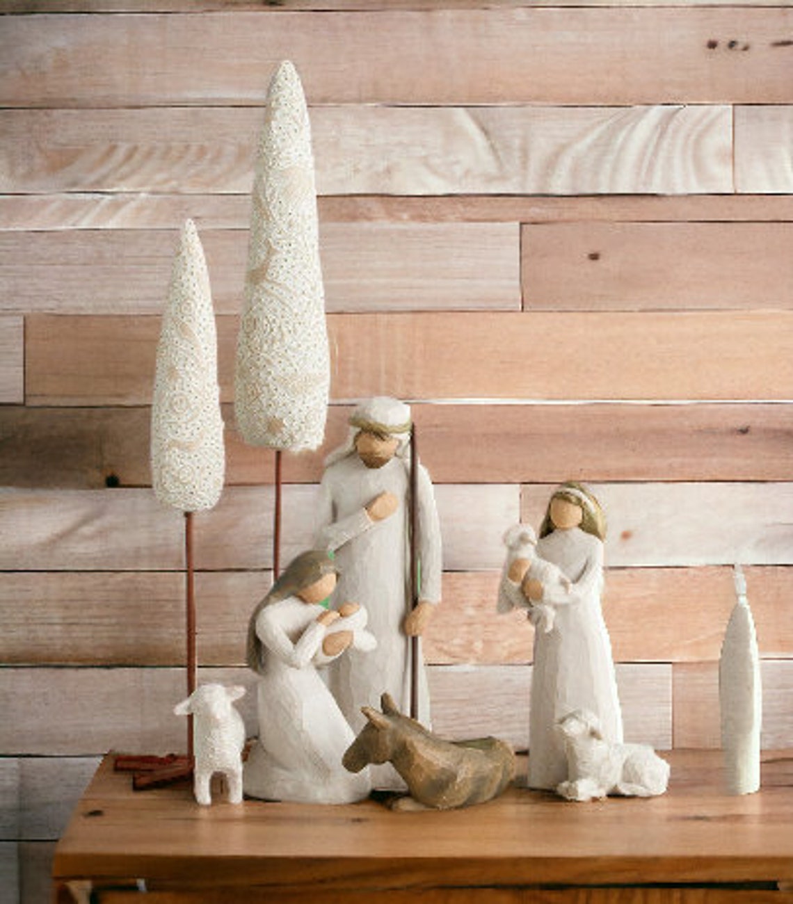6-piece Nativity Set, Behold the Awe and Wonder of the Christmas Story ...