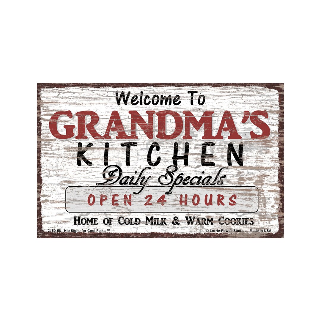 Deluxe Wood Magnet - Welcome to Grandma's Kitchen Magnetic Sign - MANY ...