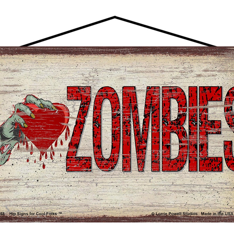I Love Zombies - Etsy