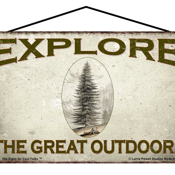Great Outdoors Sign - Etsy