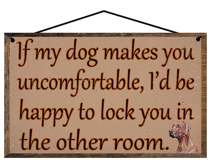 Dog Rules Funny Novelty Metal Sign 9x12 / Animal Pet Owners Lovers ...