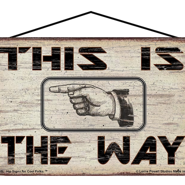 This Way Sign - Etsy