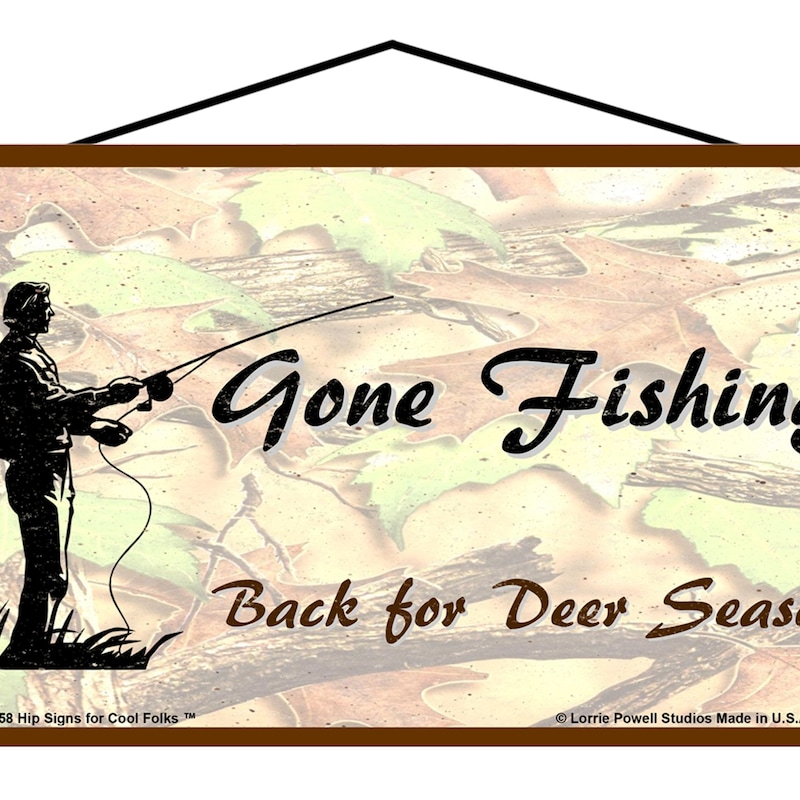 Gone Fishin Sign - Etsy
