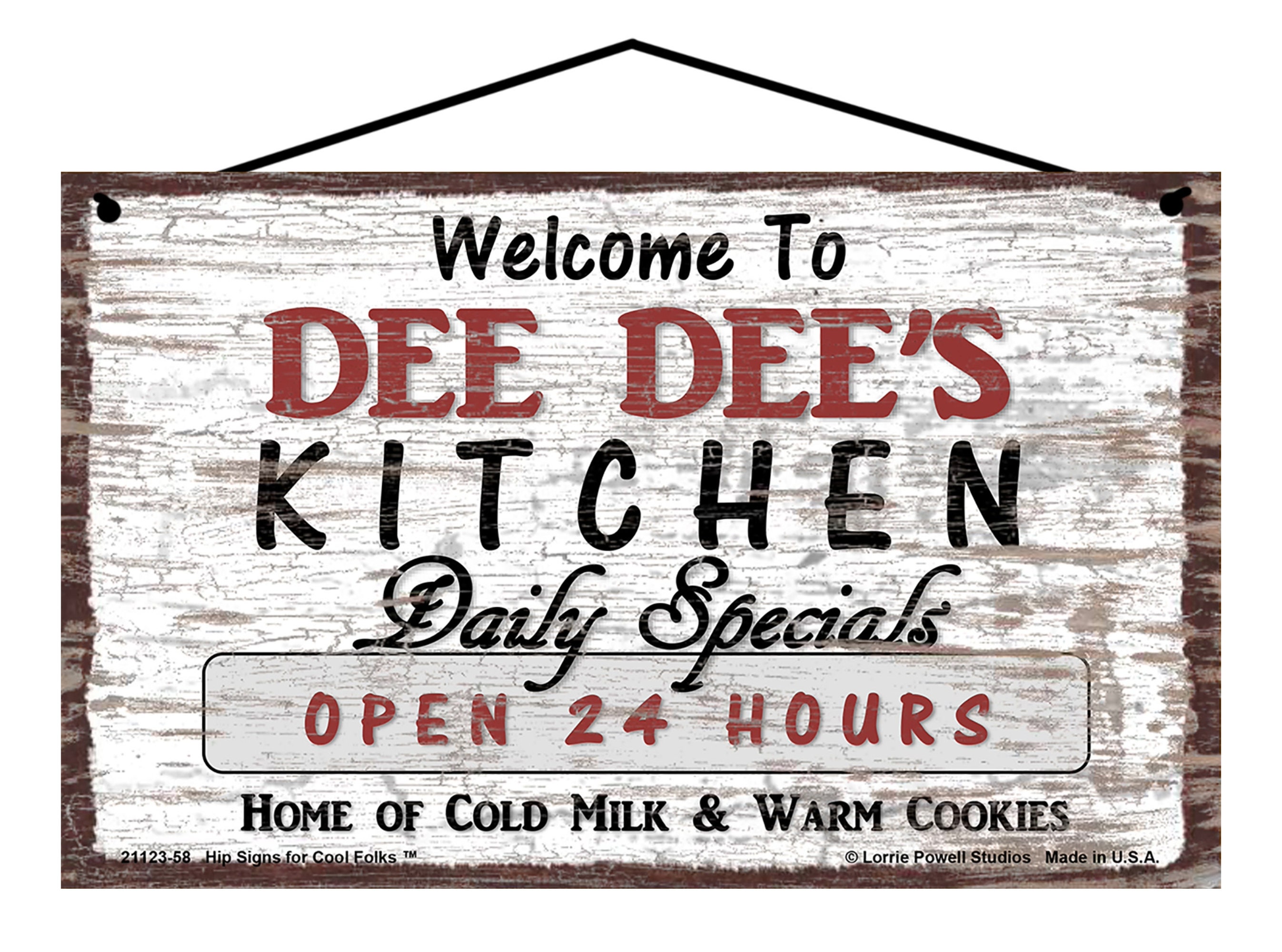 Welcome to Dee Dee's Kitchen Sign Vintage Style Home Decor - Daily ...