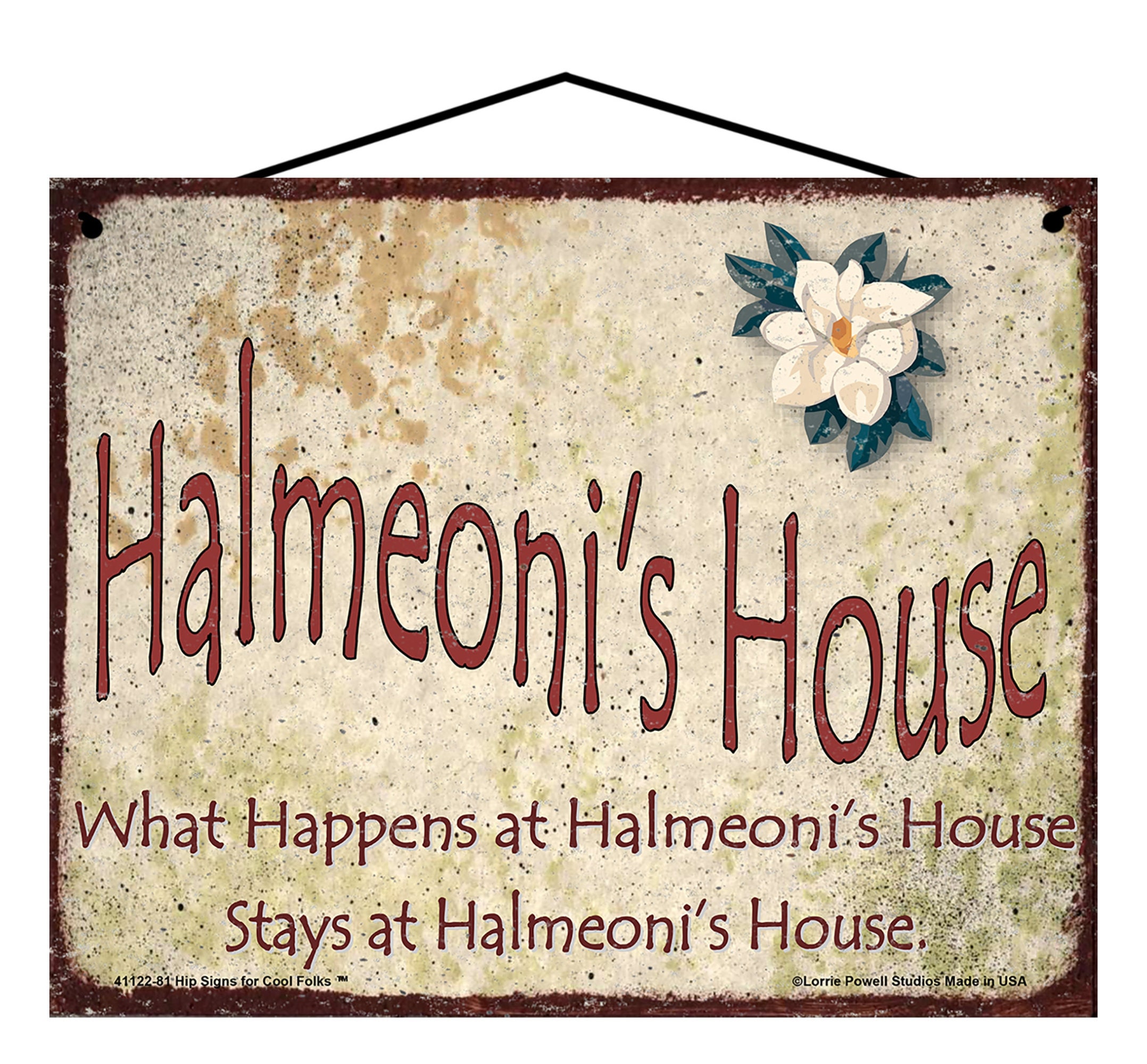 Halmeoni's House Sign - What Happens at Halmeoni's House Stays at ...