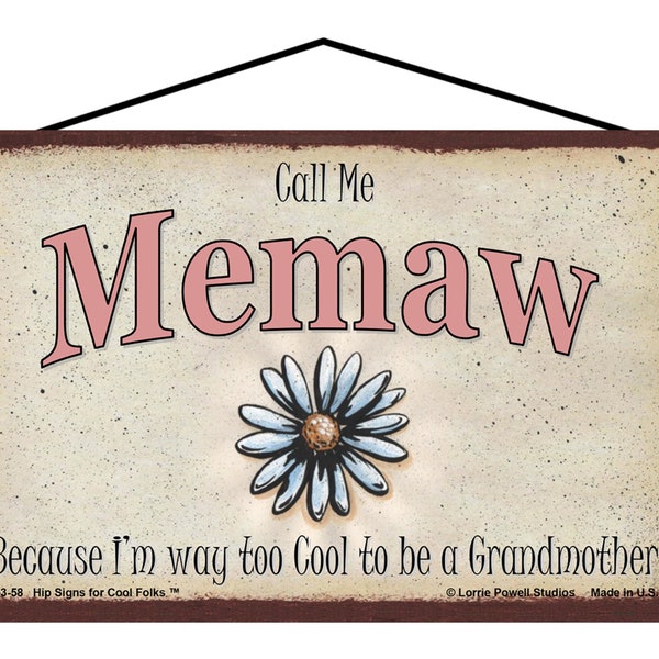 Memaw Sign - Etsy