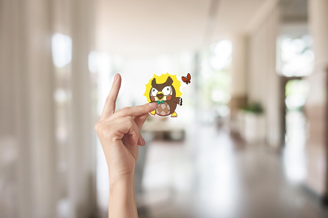 Blathers Eugen Scared Meme Sticker - Etsy.de
