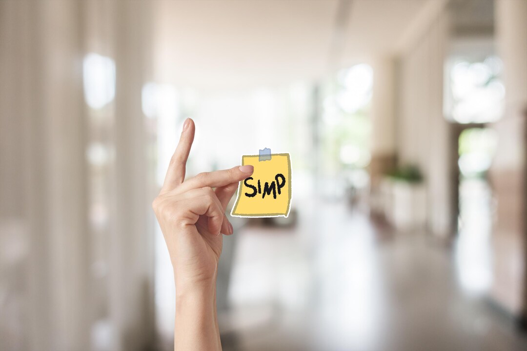 Simp Vtuber Postit Meme Stickers - Etsy