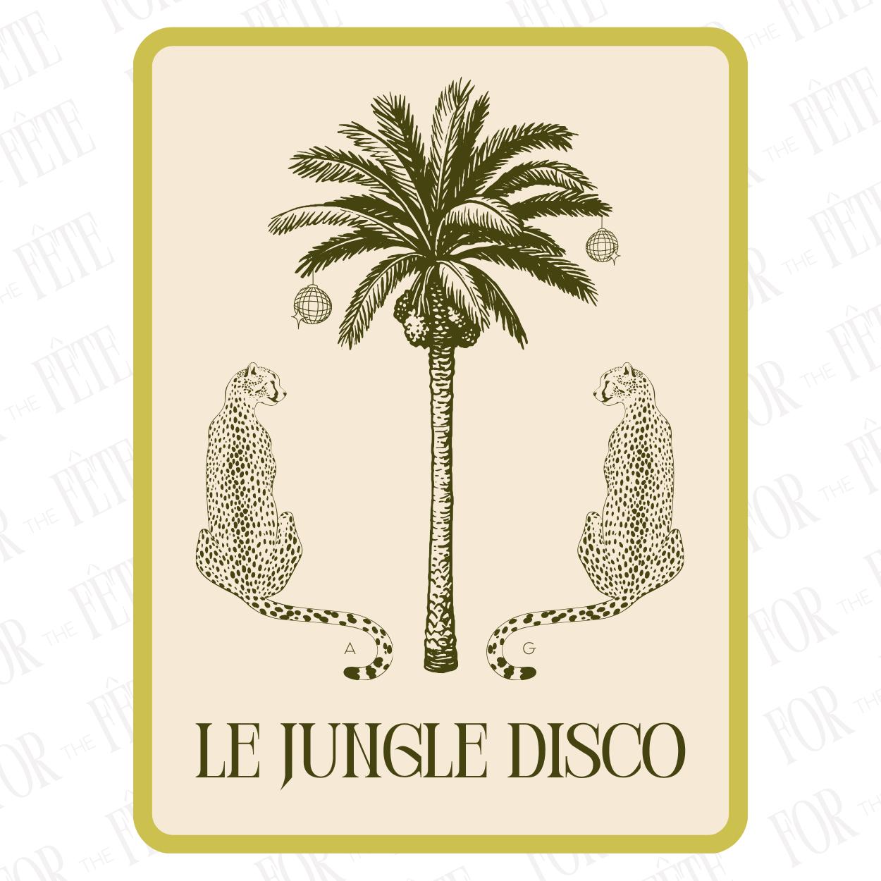 Jungle Disco Party Logo Design Template | Custom, Instant Download ...