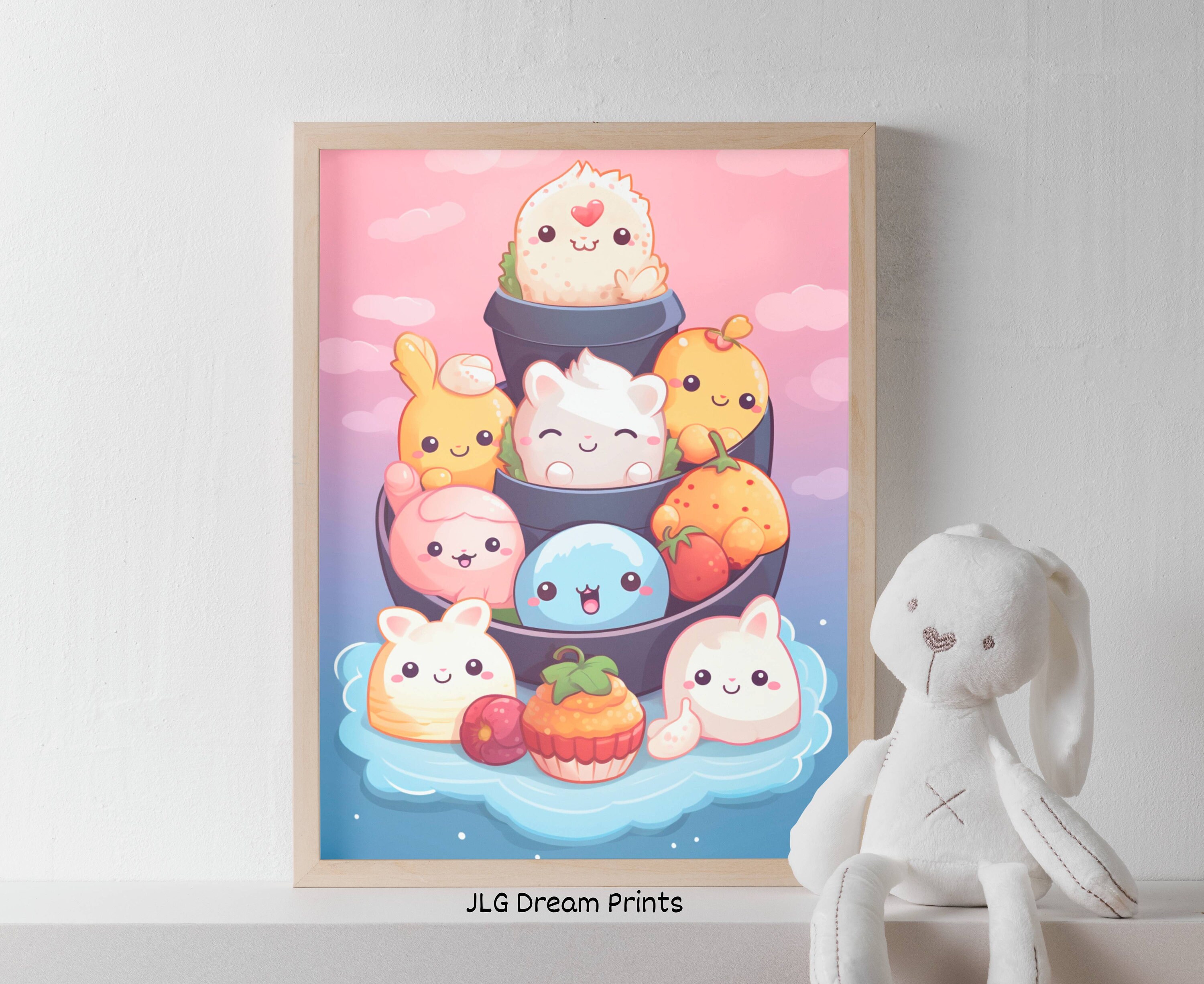 Printable Kawaii Dumplings Digital Download Cute Steam Buns - Etsy