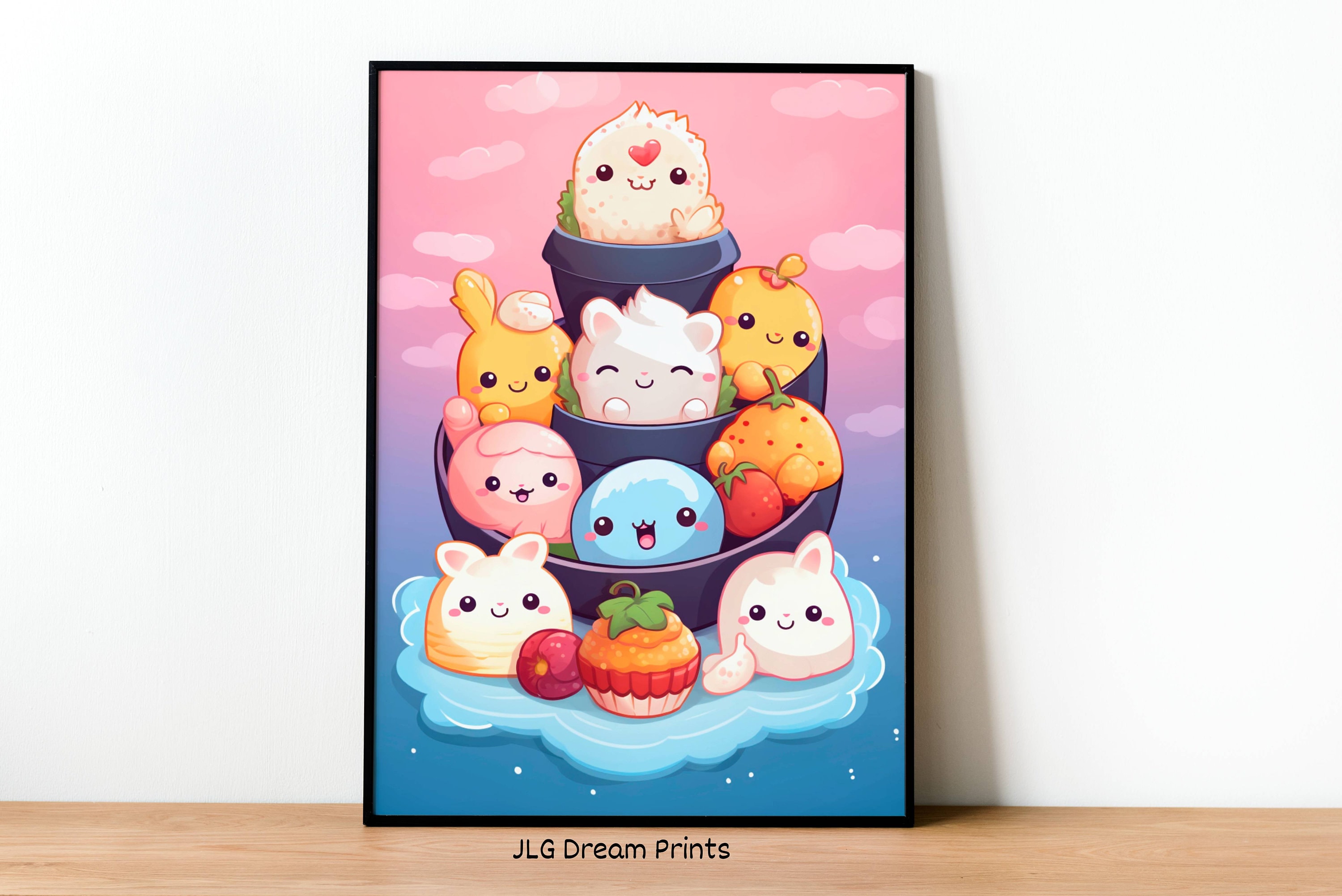 Printable Kawaii Dumplings Digital Download Cute Steam Buns - Etsy