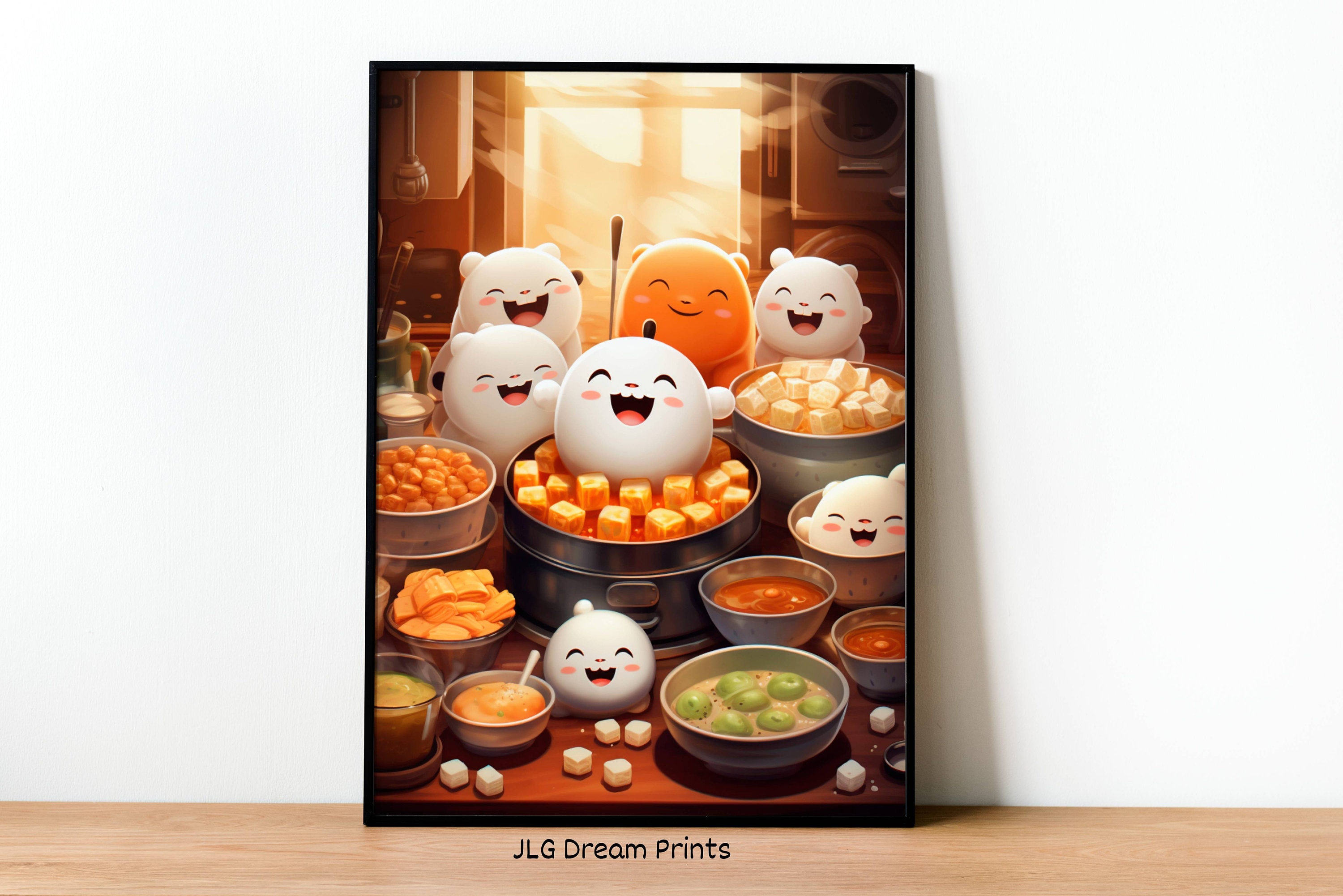 Printable Kawaii Dumplings Buns Digital Download Dimsum Food - Etsy