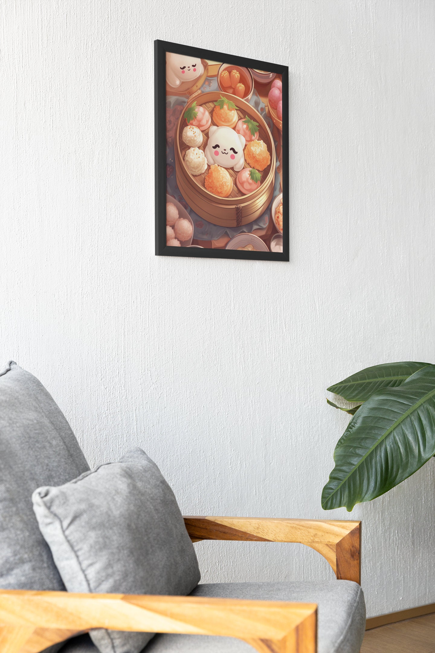 Printable Kawaii Dumplings Digital Download, Cute Steam Buns, Dimsum ...