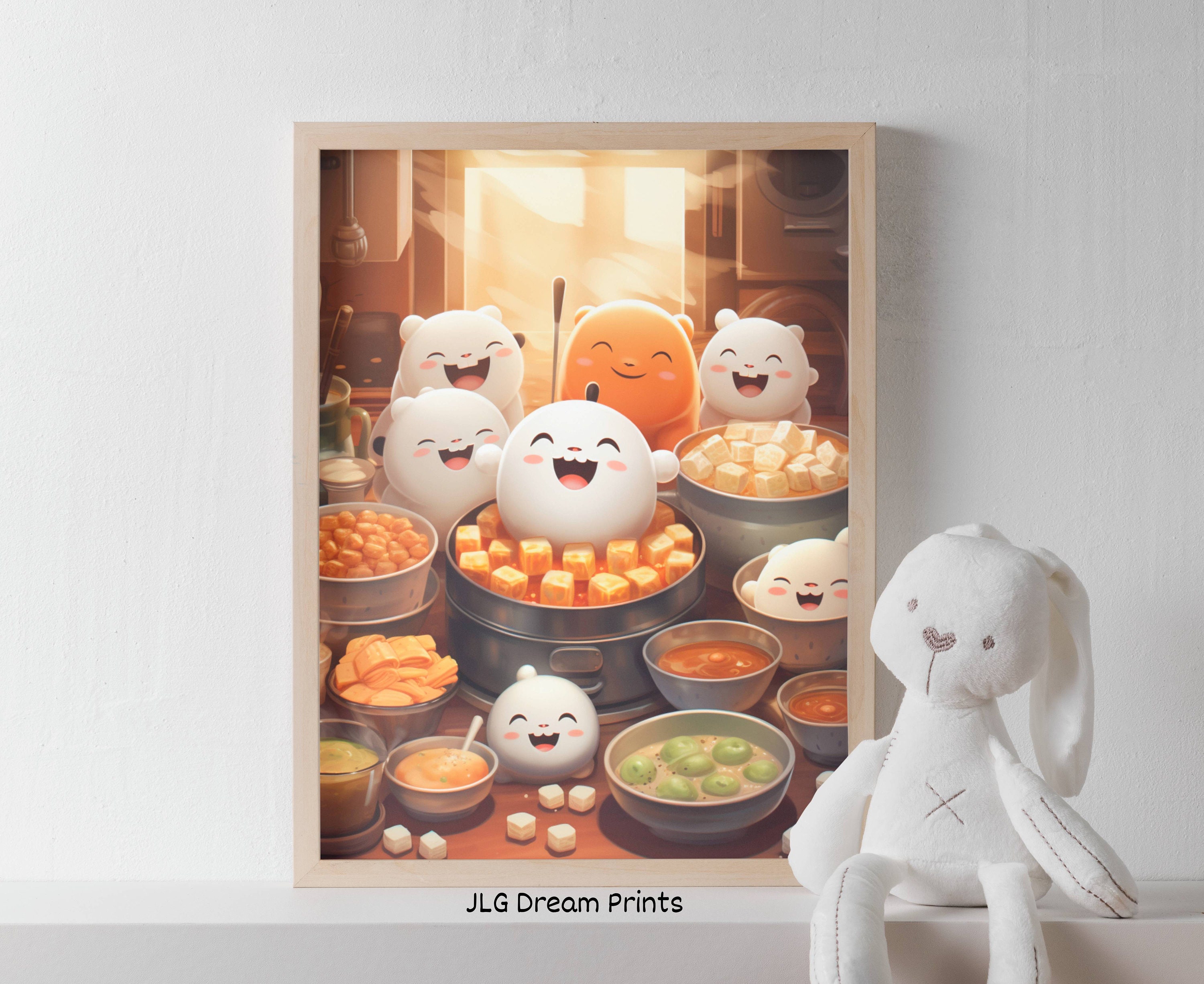 Printable Kawaii Dumplings Buns Digital Download Dimsum Food - Etsy