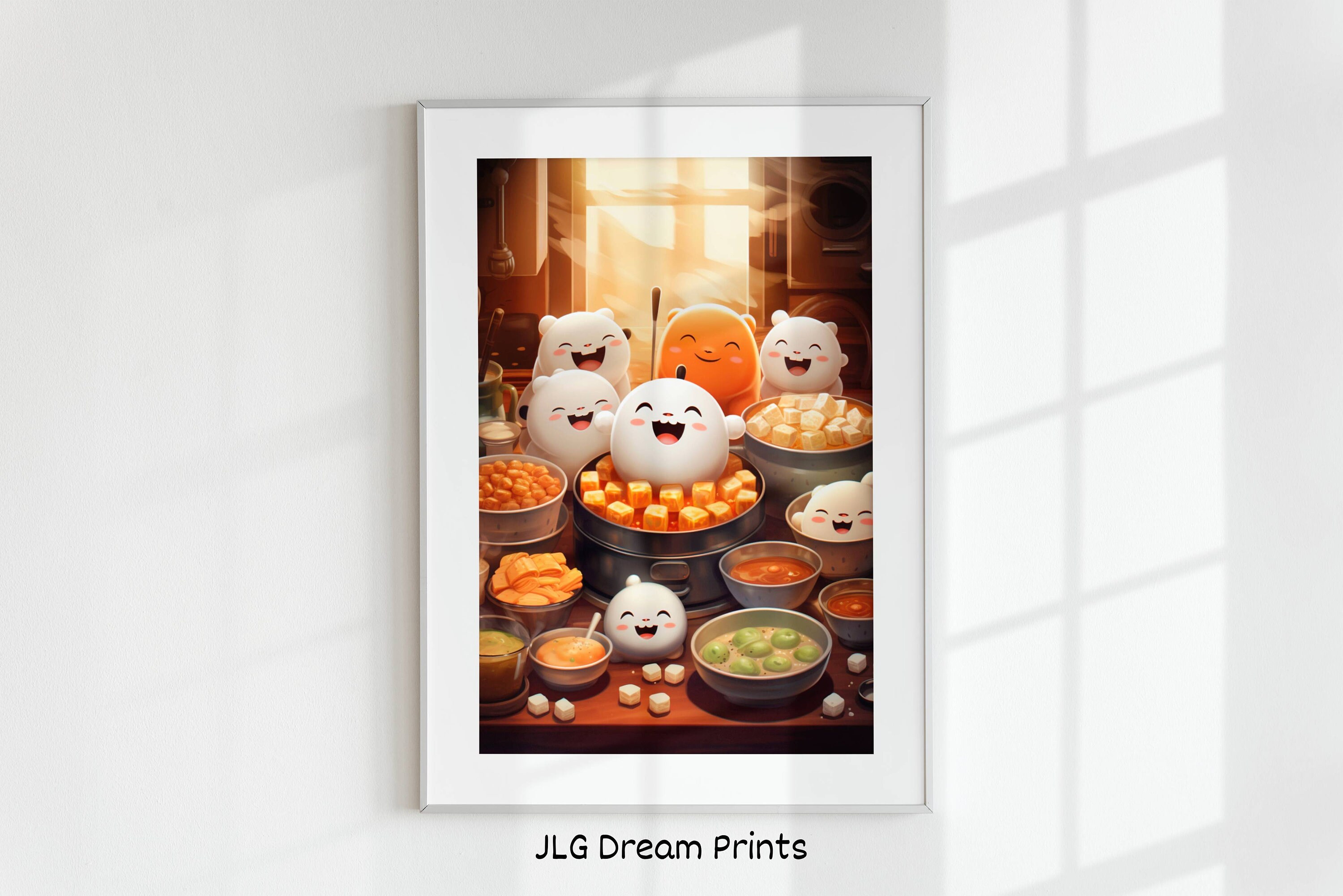 Printable Kawaii Dumplings Buns Digital Download Dimsum Food - Etsy