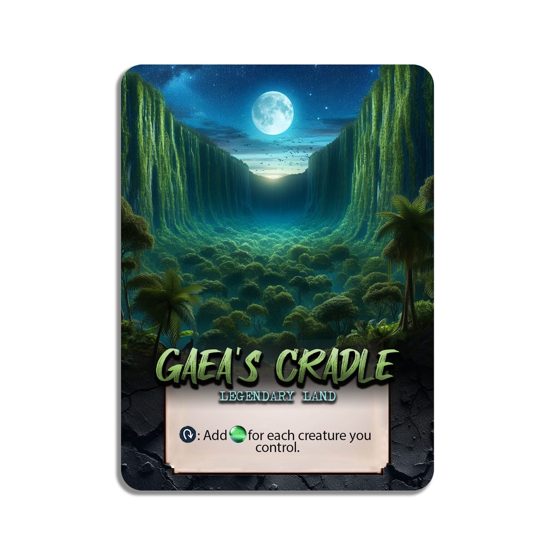 Gaea's Cradle Custom Proxy MTG - Etsy