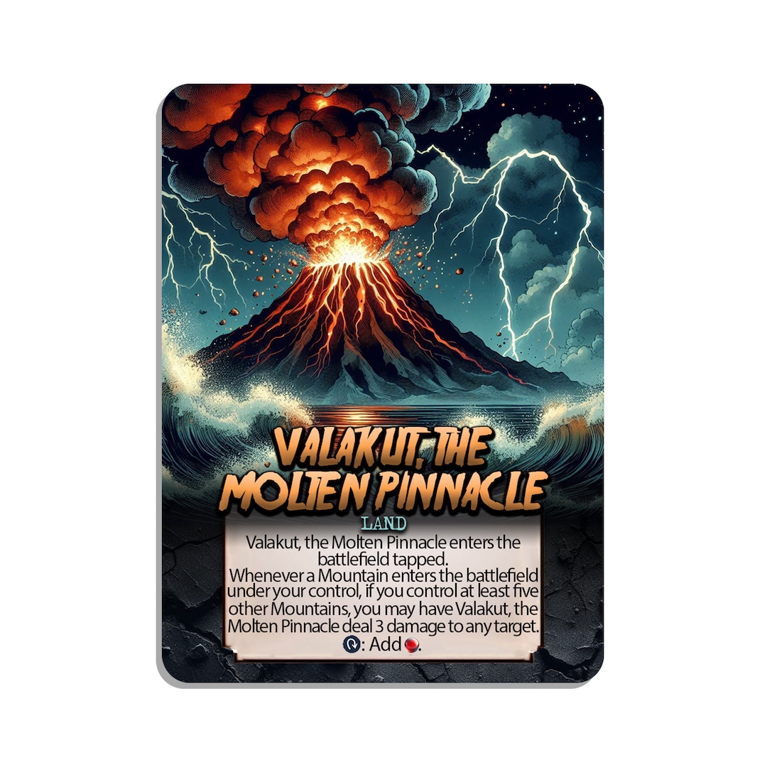 Valakut, the Molten Pinnacle Custom Proxy MTG - Etsy