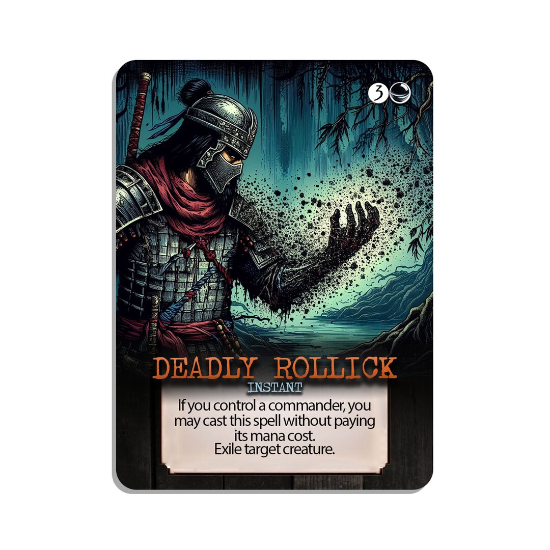 Deadly Rollick Custom Proxy MTG - Etsy