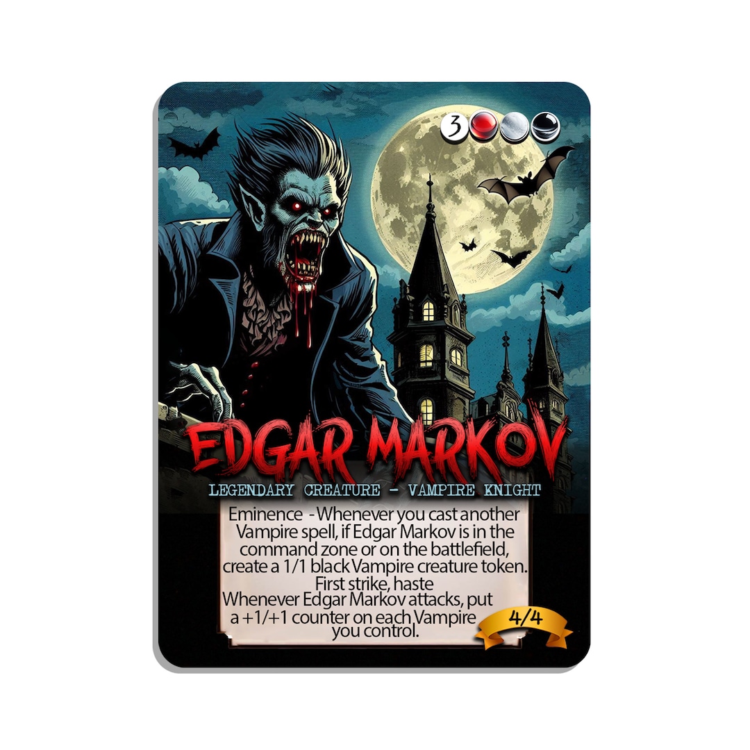 Edgar Markov Custom Proxy MTG - Etsy