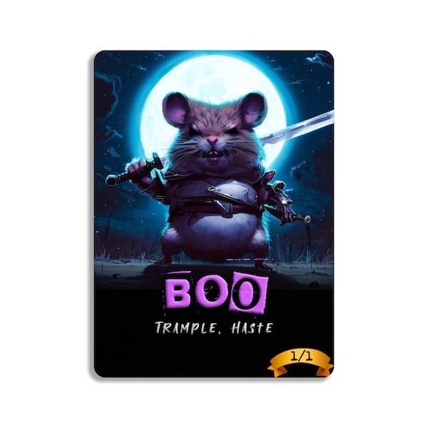 Boo Token Mtg - Etsy