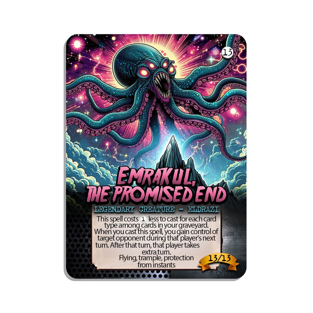Emrakul, the Promised End Custom Proxy MTG - Etsy