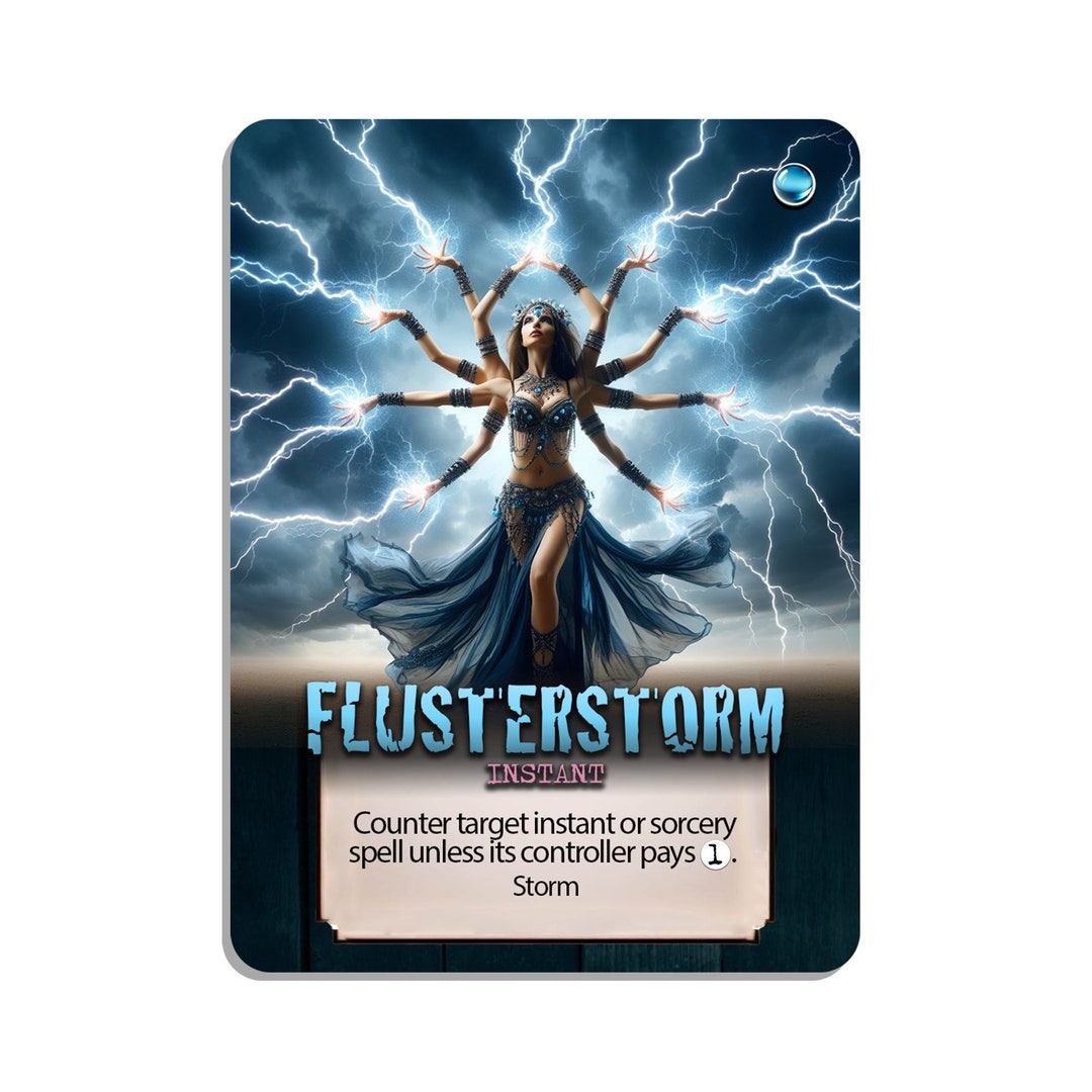 Flusterstorm Custom Proxy MTG - Etsy