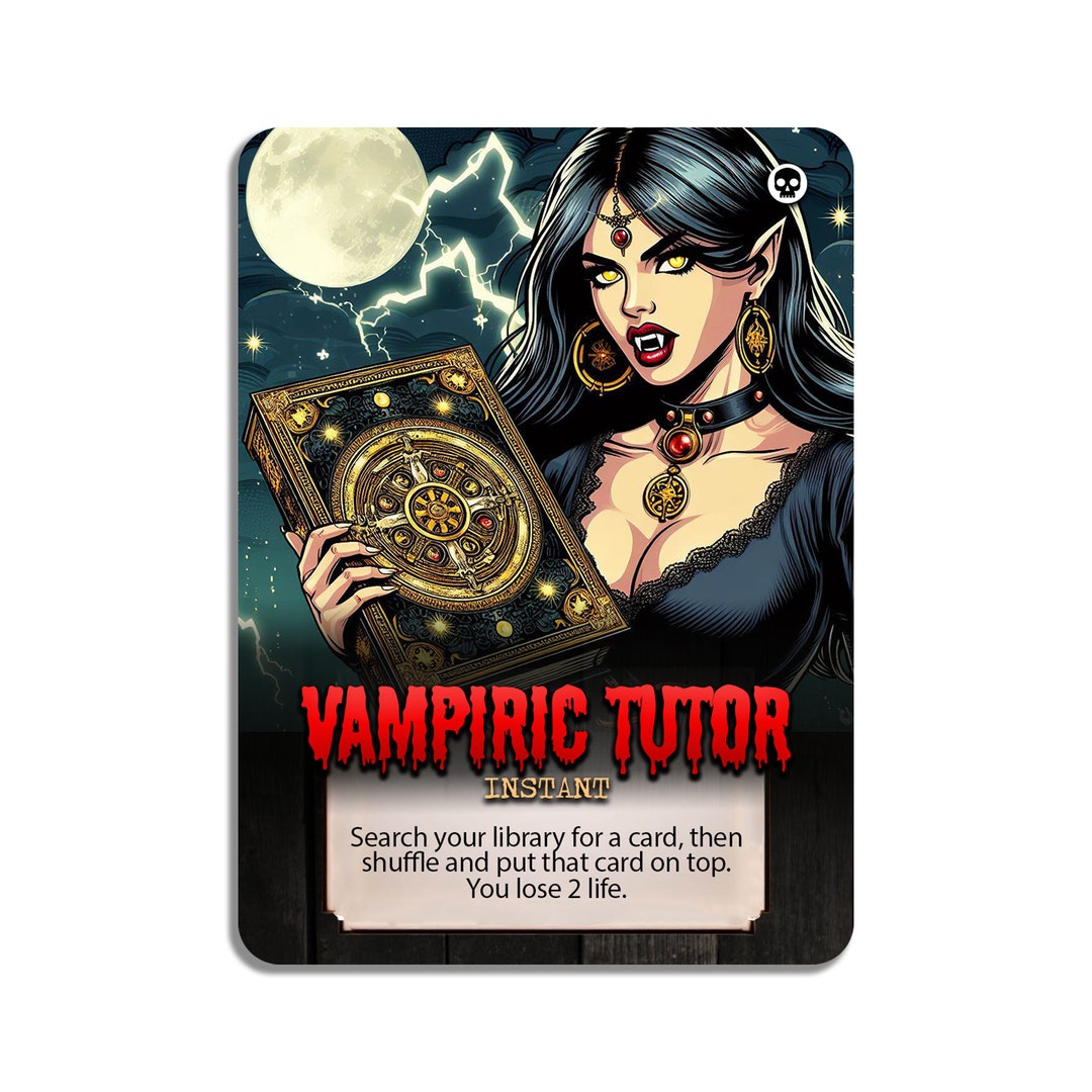 Vampiric Tutor Custom Proxy MTG - Etsy