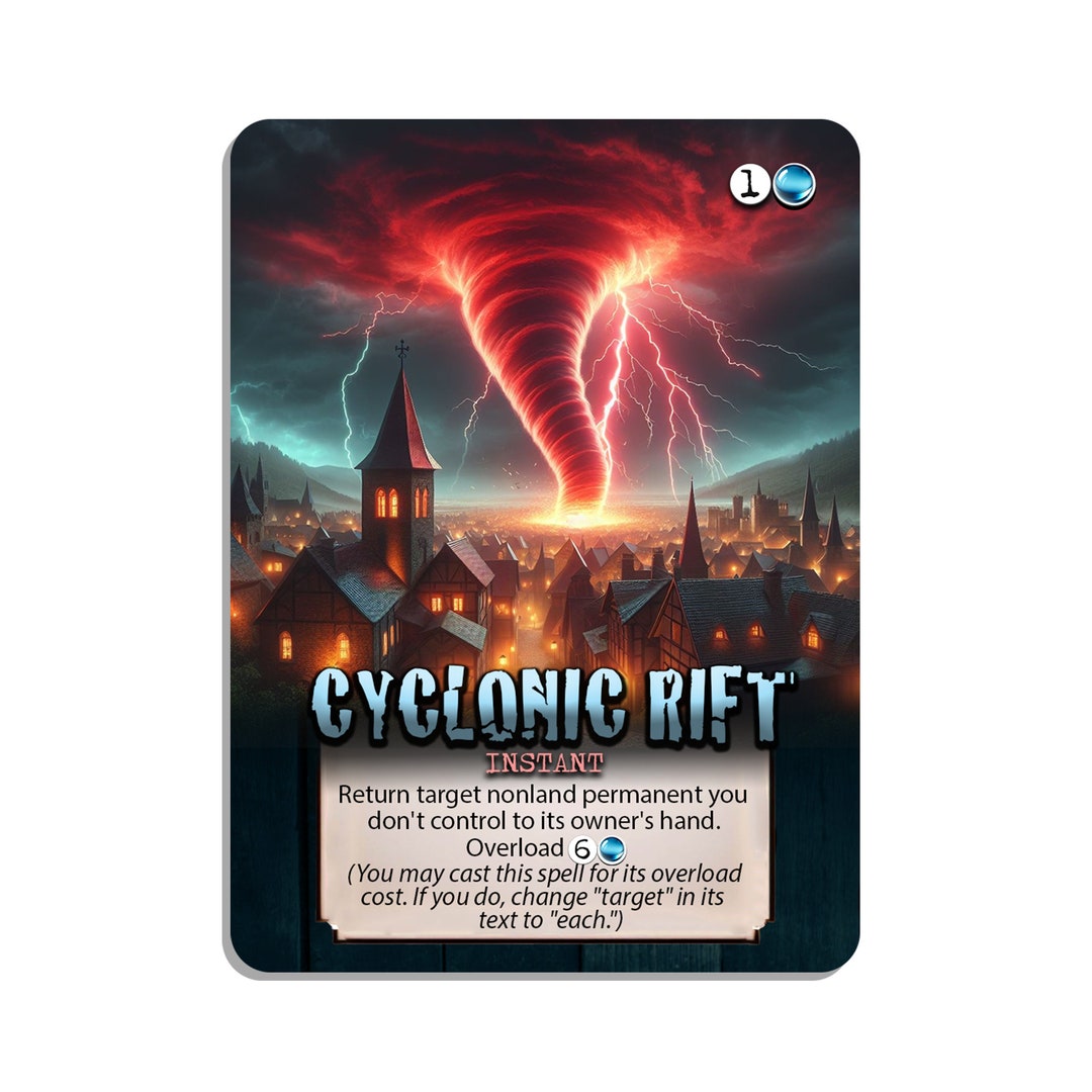 Cyclonic Rift Custom Proxy MTG - Etsy