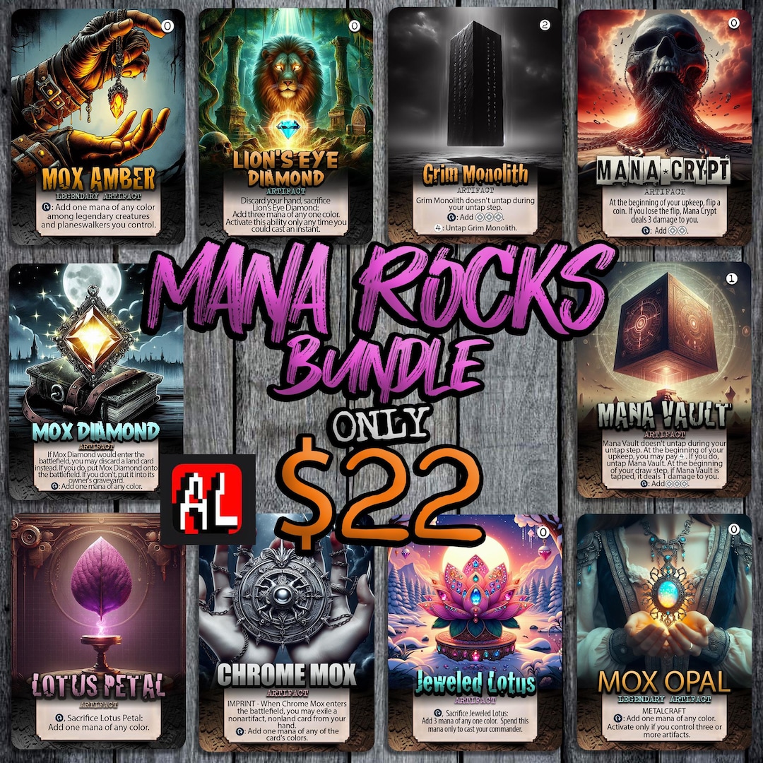 Mana Rocks MTG Proxies Bundle - Etsy