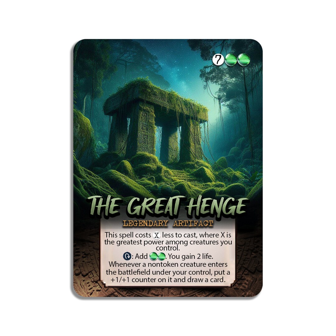 The Great Henge Custom Proxy MTG - Etsy