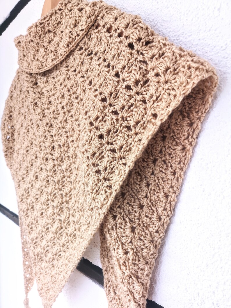 Crochet Shawl, Shoulder Shawl, Triangle Shawl, Shawl for Women ...