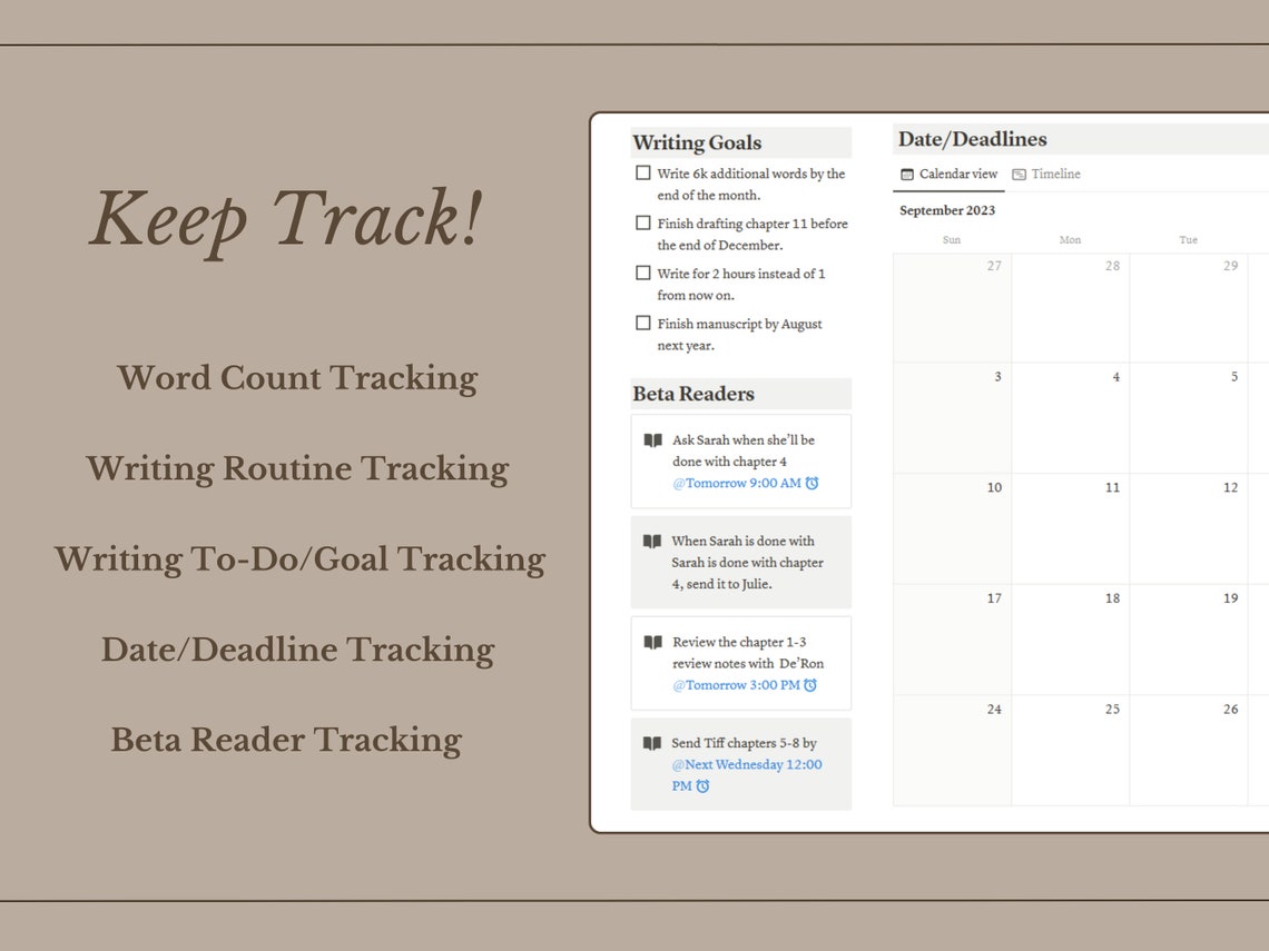 Writing Hub for Fantasy/sci-fi | Digital Novel Planner | Novel Outline ...
