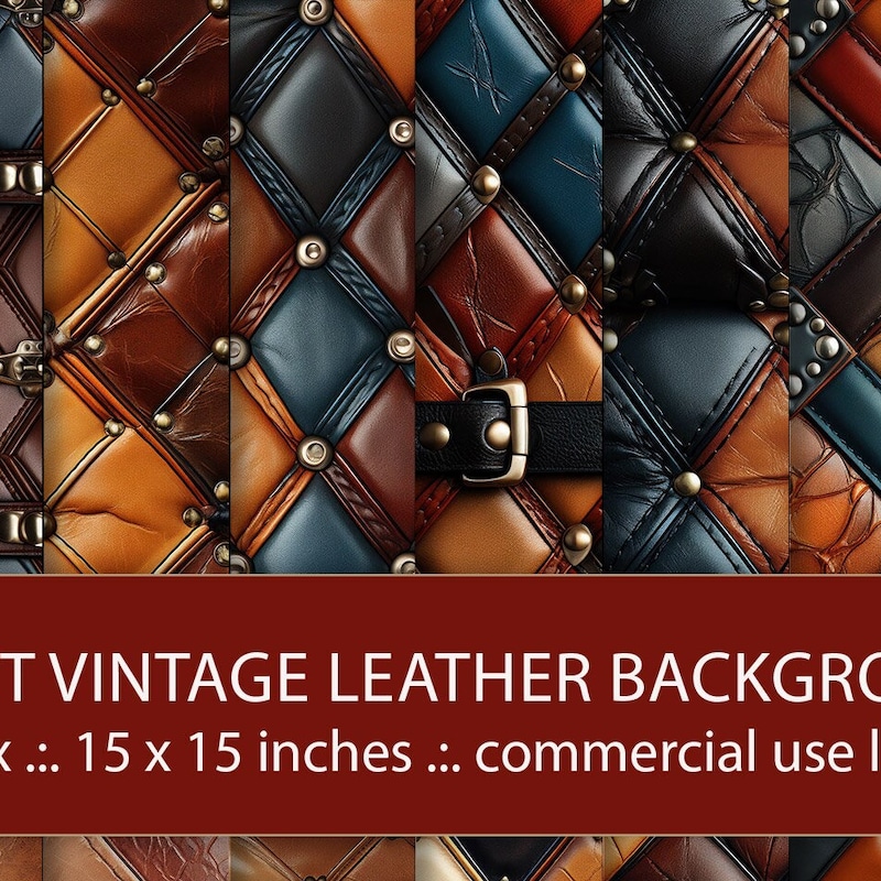Leather Patchwork - Etsy