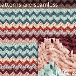 20 Seamless Knitted Wool Backgrounds, Texture Backgrounds, Knit Digital ...